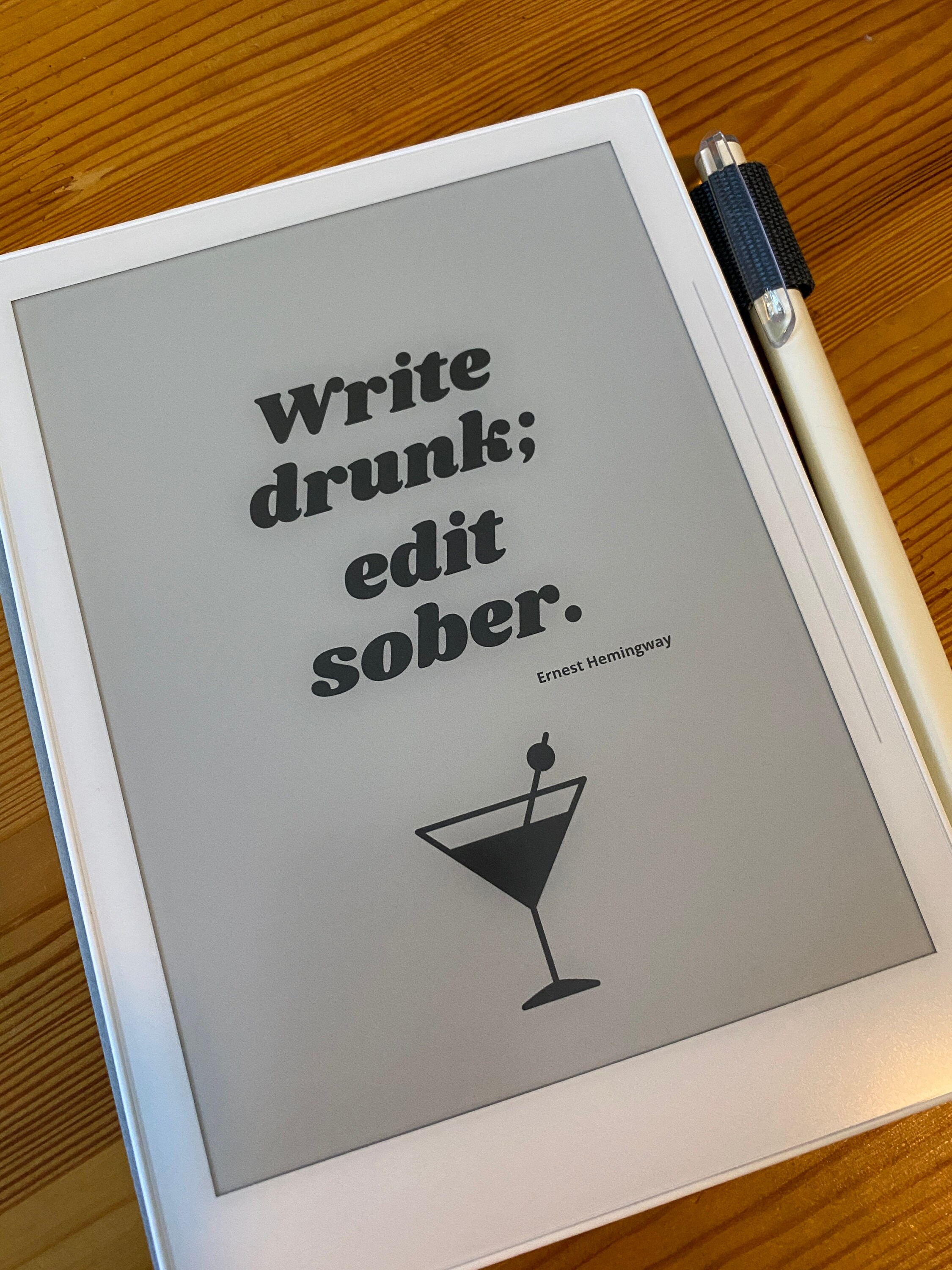 Screensavers / Notebook Covers for Supernote - Eink Tablets - Text ...