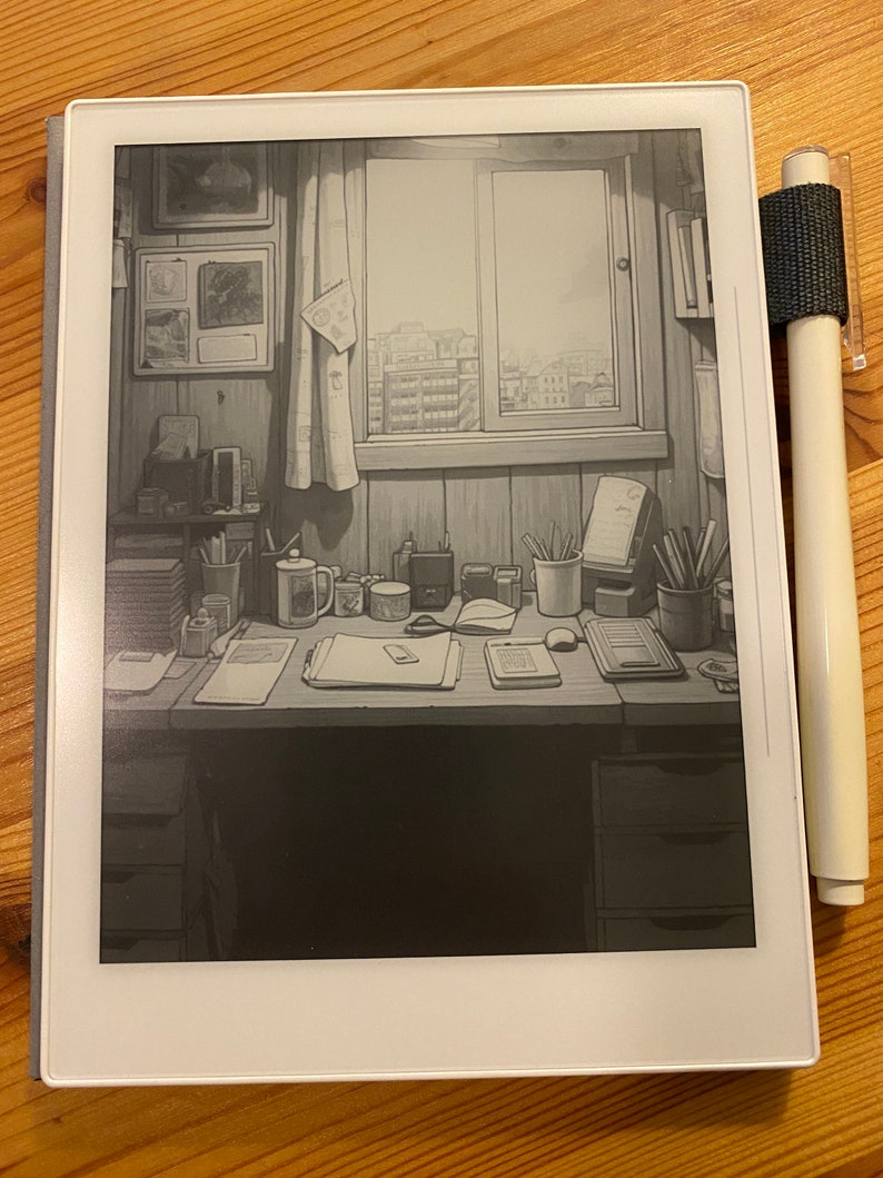 Screensavers / Notebook Covers for Supernote, Boox Note, Etc. - Anime ...