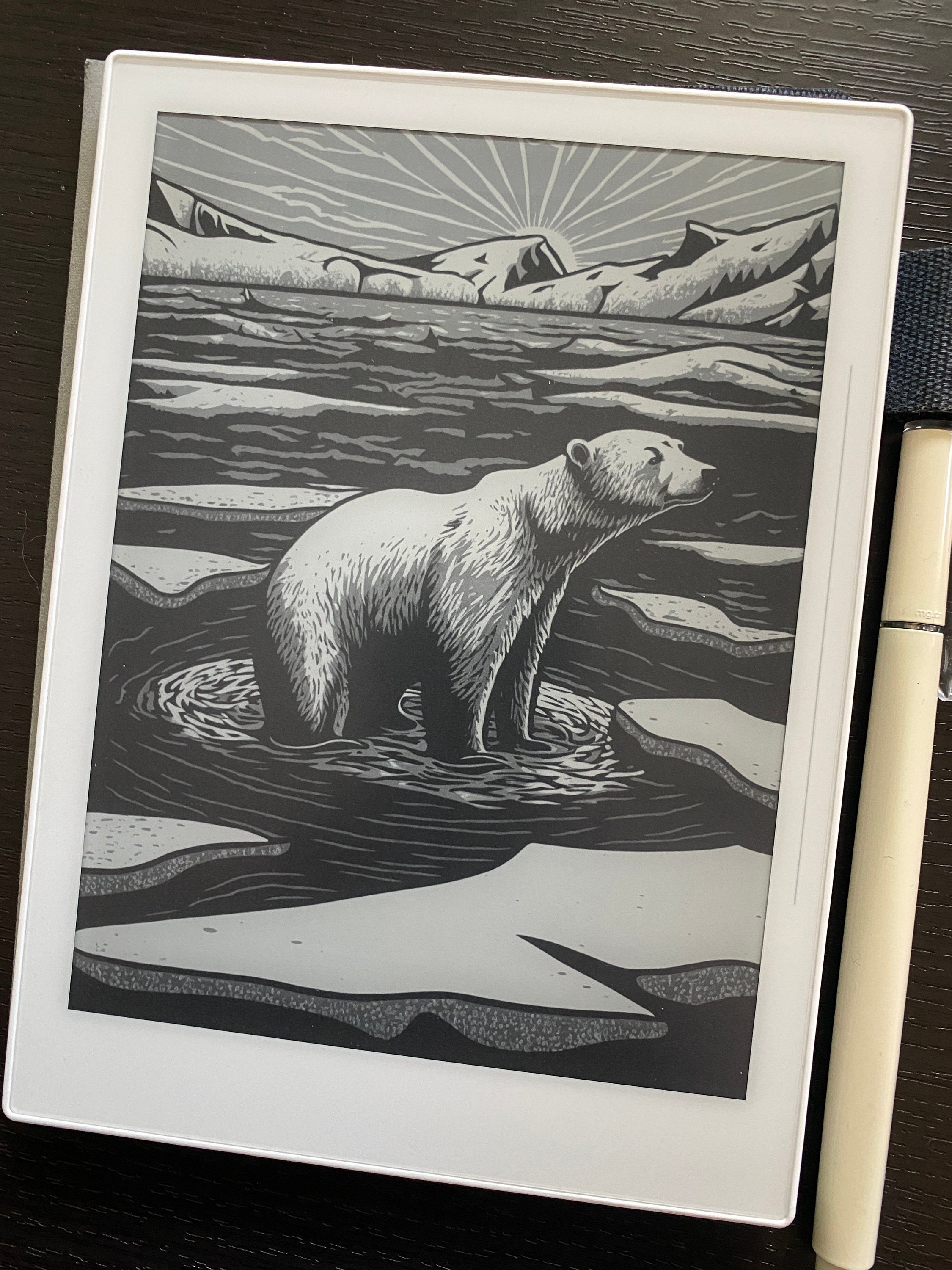 Screensavers / Notebook Covers for Supernote, Boox Note, Etc. - Winter ...