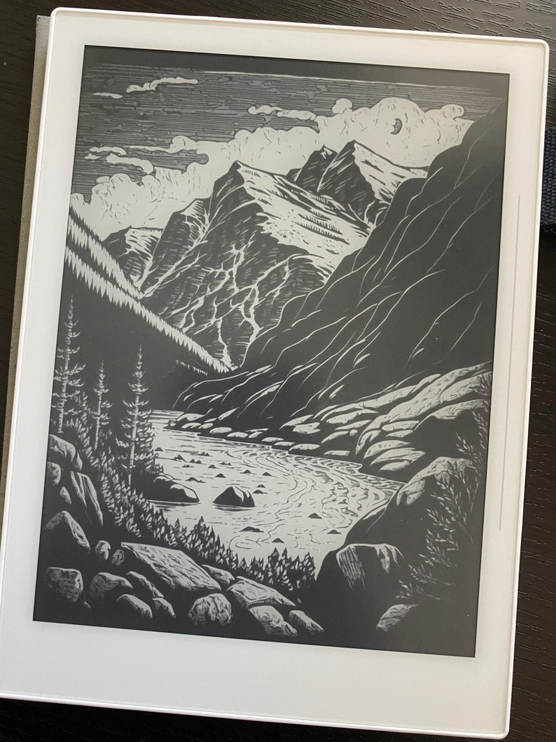 Screensavers / Notebook Covers for Supernote, Boox Note, Etc. - Winter ...