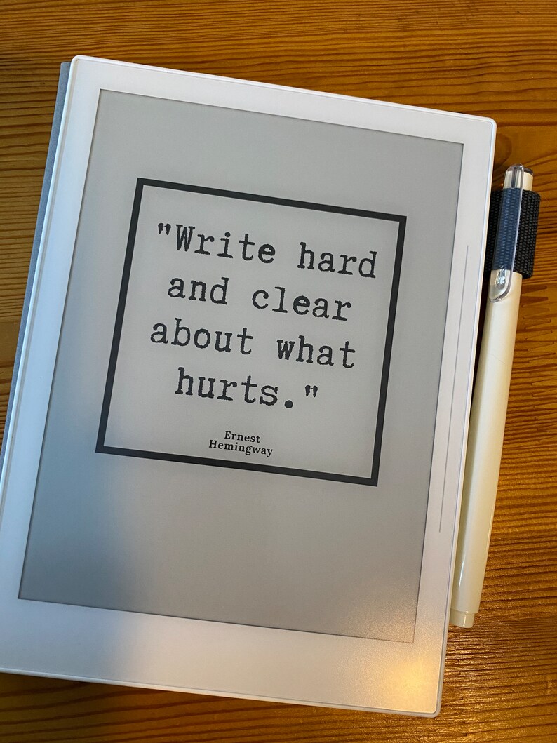 Screensavers / Notebook Covers for Supernote - Eink Tablets - Text ...