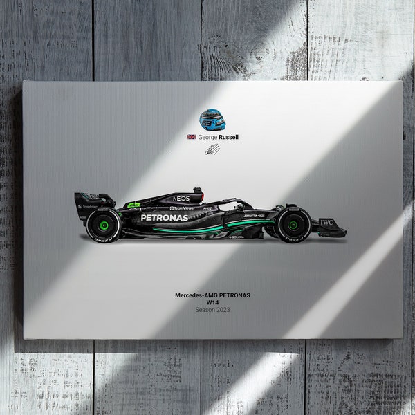Mercedes F1 W14 - Etsy