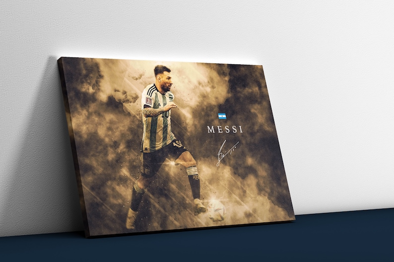 Lionel Messi Poster or Canvas Leo Messi GOAT Argentina - Etsy