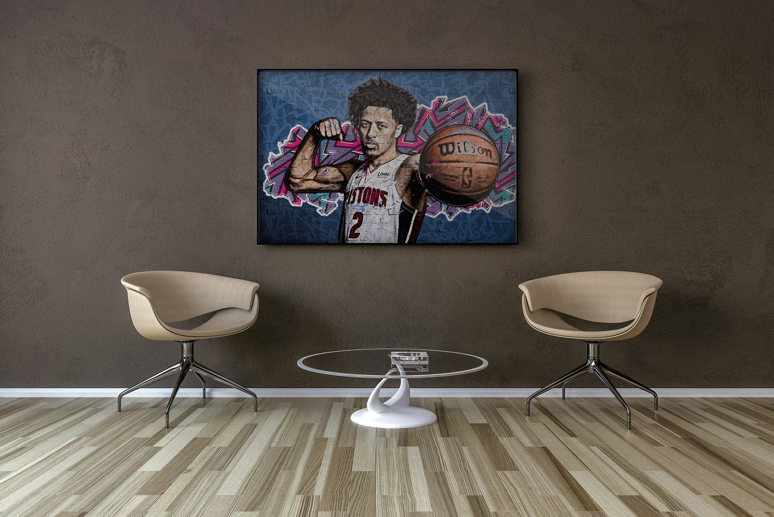 Cade Cunningham Graffiti Style Wall Art Canvas or Poster - Etsy