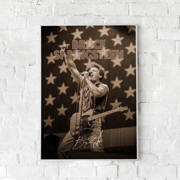 Bruce Springsteen Art - Etsy
