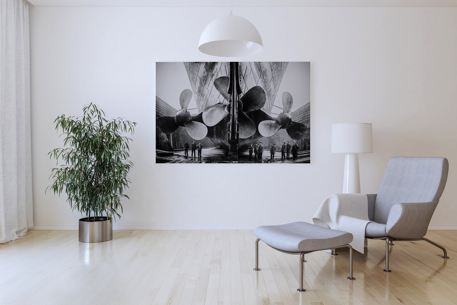 Titanic Propeller Poster of Canvas Historical Wall Art Black - Etsy