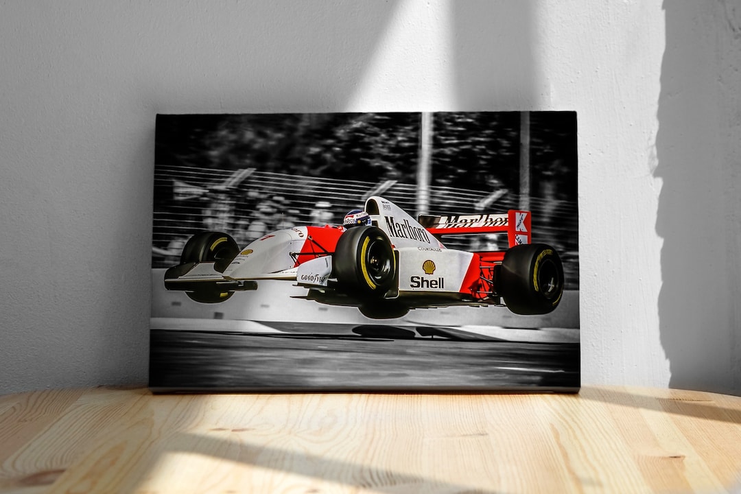 Mika Hakkinen "flying Finn" F1 Mclaren Wall Art, Poster or Canvas Print ...