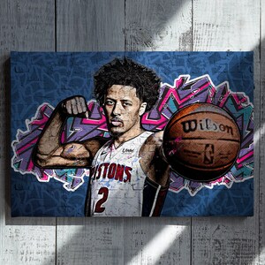 Cade Cunningham Graffiti Style Wall Art Canvas or Poster - Etsy