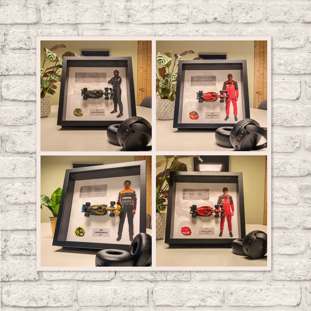 F1 Frame, F1 3D Wall Art, Ready to Hang, Framed Formula 1 Decor, Gift ...