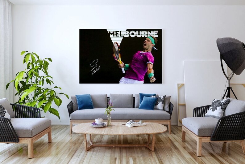 Rafael Nadal Poster King Rafa Australian Open Tennis - Etsy