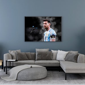 Lionel Messi Poster, Leo Messing, ZIEGE, Leinwand, Argentinien Fußball ...