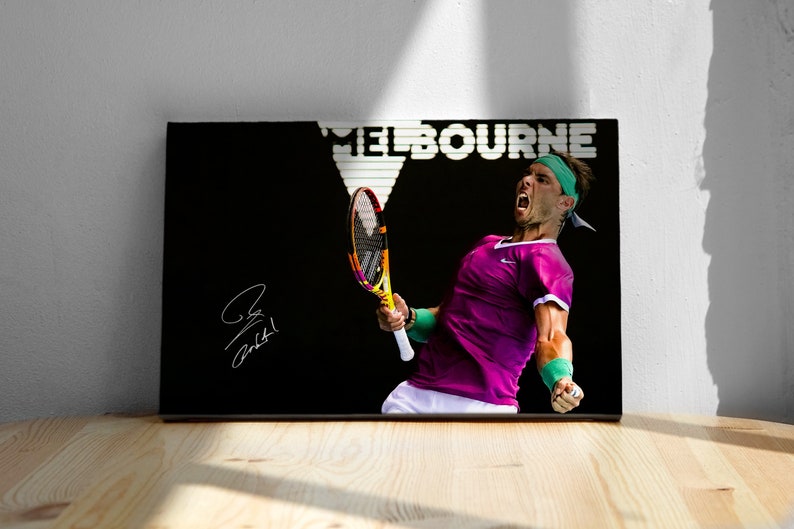 Rafael Nadal Poster King Rafa Australian Open Tennis - Etsy