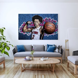 Cade Cunningham Graffiti Style Wall Art Canvas or Poster - Etsy