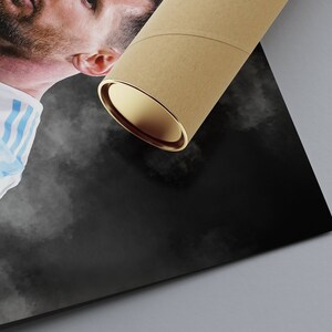 Lionel Messi Poster, Leo Messing, ZIEGE, Leinwand, Argentinien Fußball ...