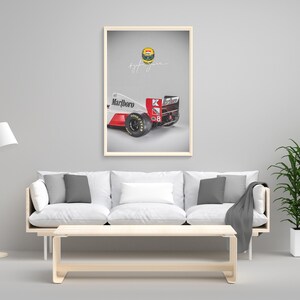 Ayrton Senna Poster, Digital File (JPG), Size: 50x70cm, DPI 300px - Etsy