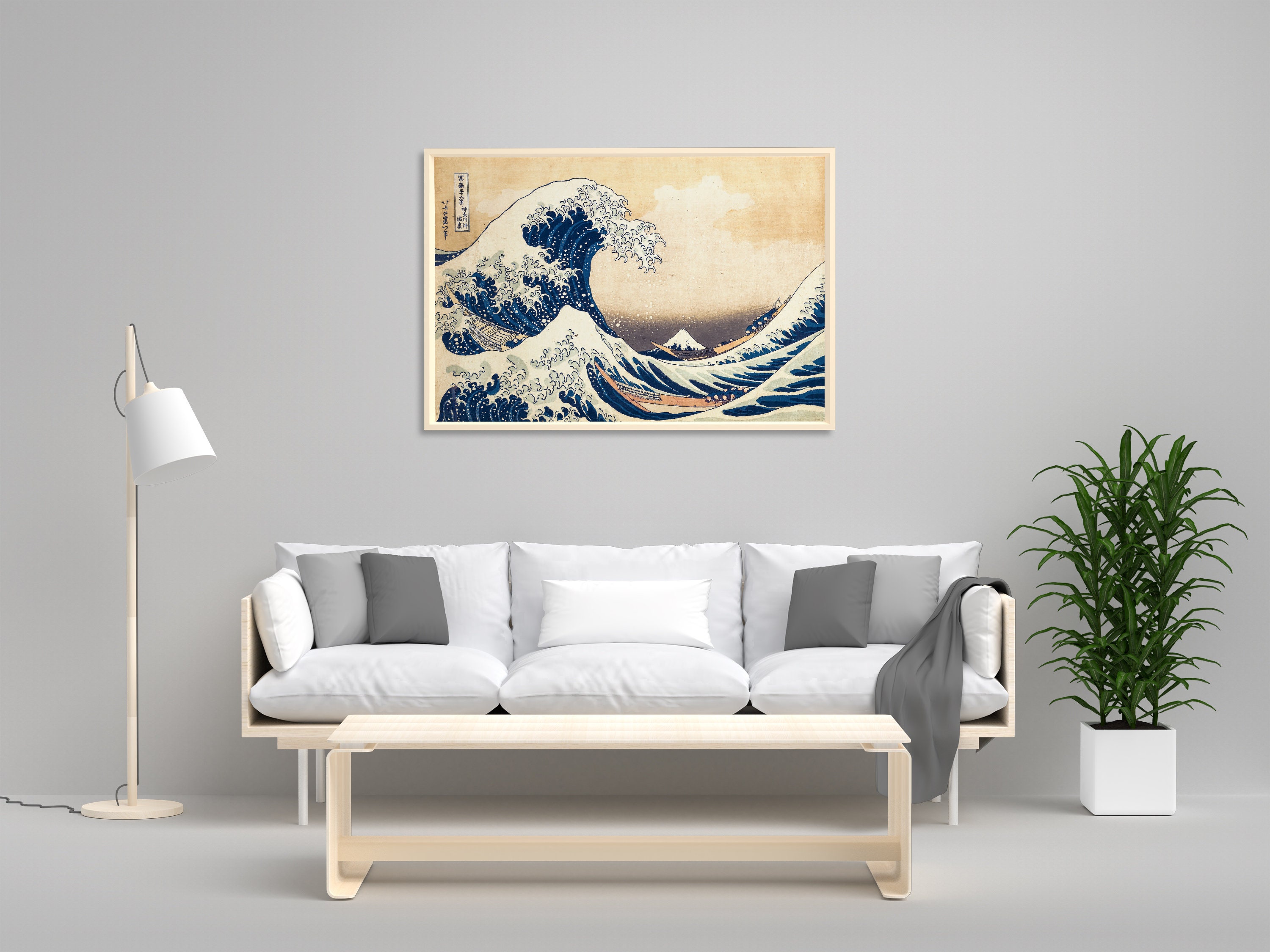 The Great Wave off Kanagawa | Japanese Style Wall Art | Canvas, Poster ...