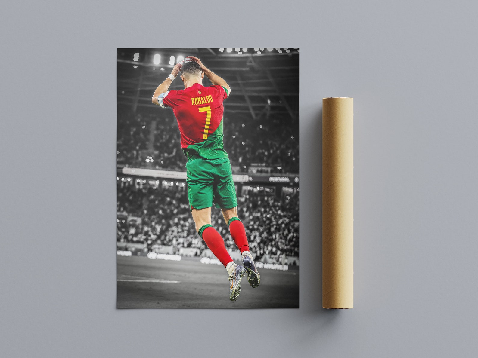 Cristiano Ronaldo Portugal Football Poster or Canvas Soccer - Etsy