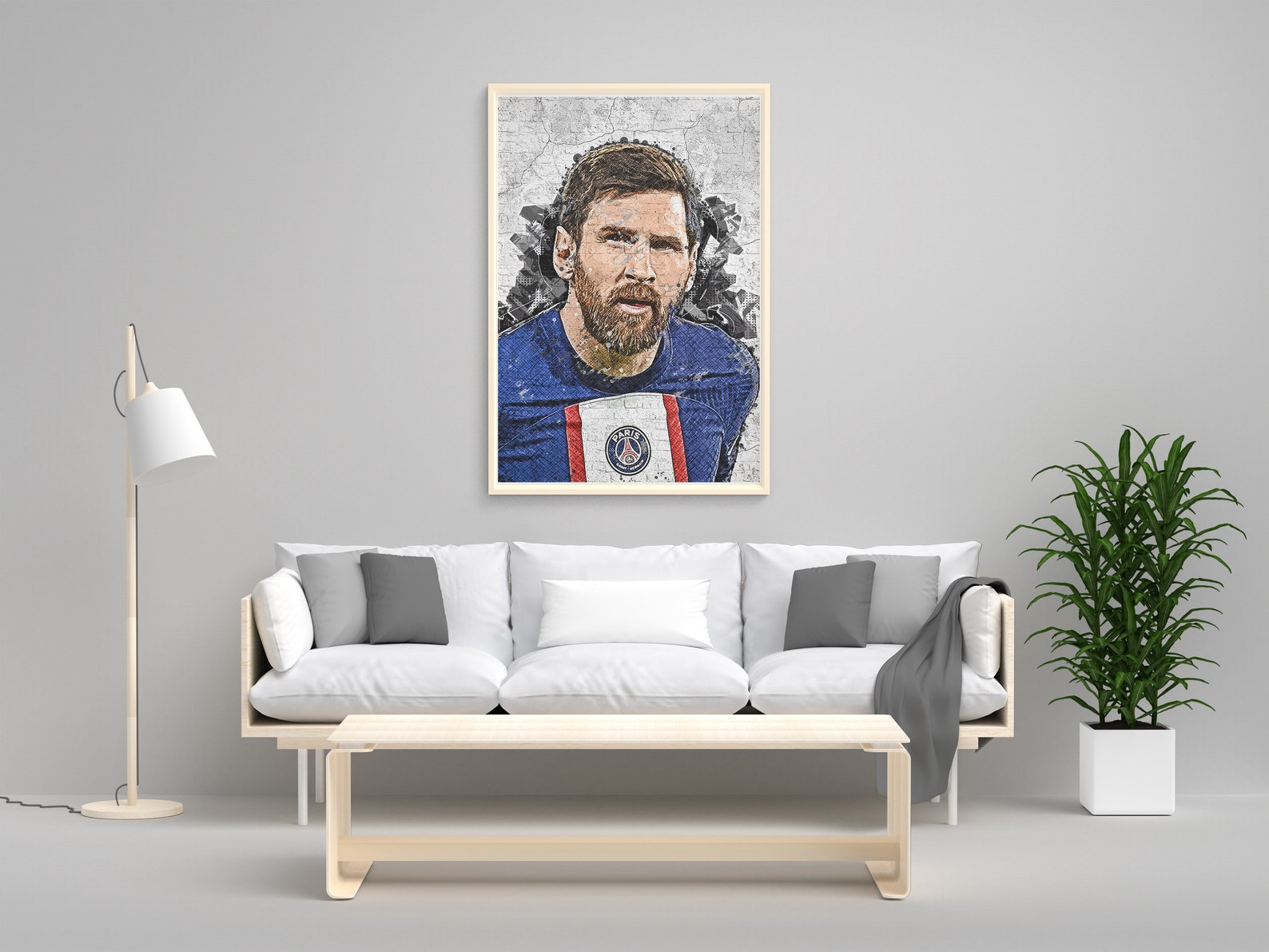 Graffiti Style Lionel Messi Canvas or Poster Leo Messi GOAT - Etsy