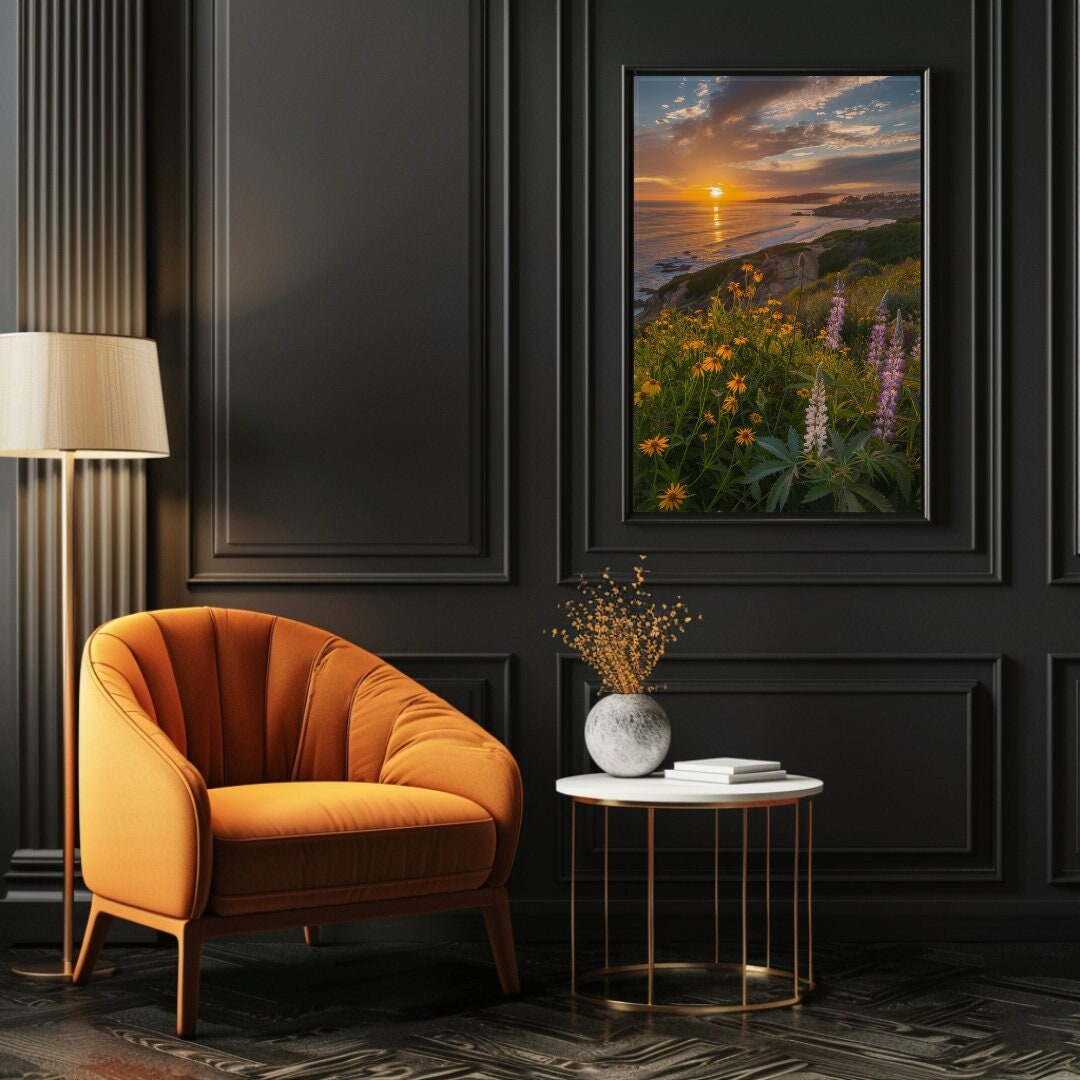 Cannabis Beach Digital Art weed, Poster, Art Print, Marijuana Art, AI ...