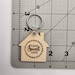 Customized Realtor Keychain, Engraved House Keychain, Home Sweet Home ...