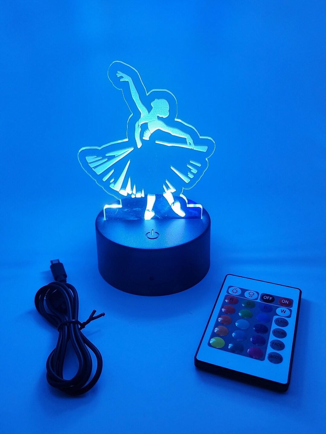 Ballerina Lamp, Ballet Dancer Nightlight, Ballerina Decor, Ballerina ...