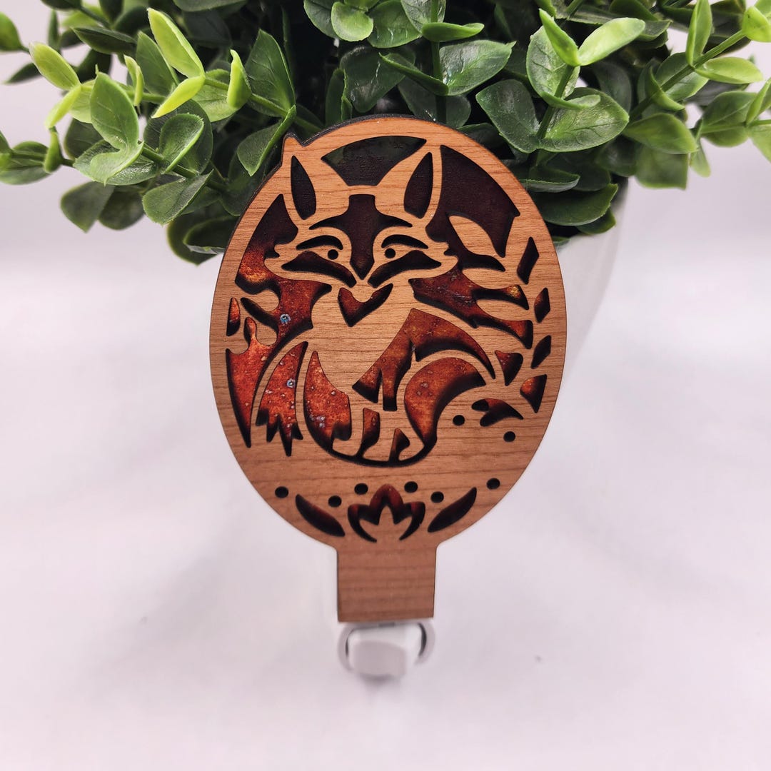 Fox Night Light, Woodland Baby Night Light, Wall Plug in Night Light ...