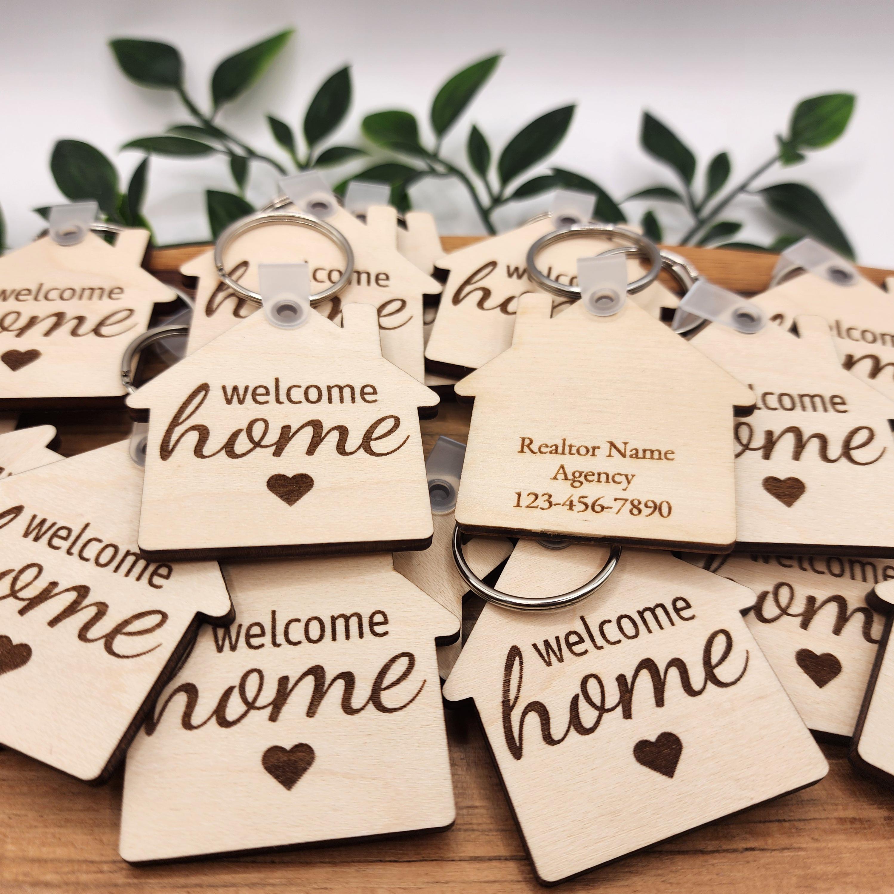 Personalized Realtor Keychains, Bulk Realtor Keychain, Realtor Closing ...
