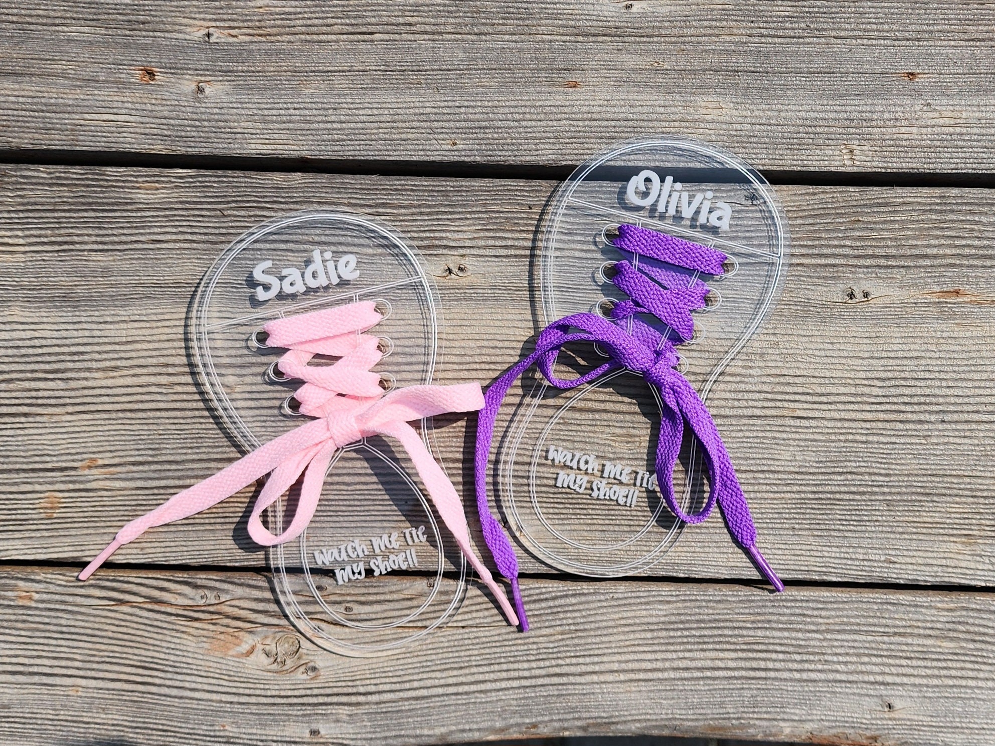 Learn to Tie Shoes Activity, Shoe Tying Practice, Personalized Shoe for ...