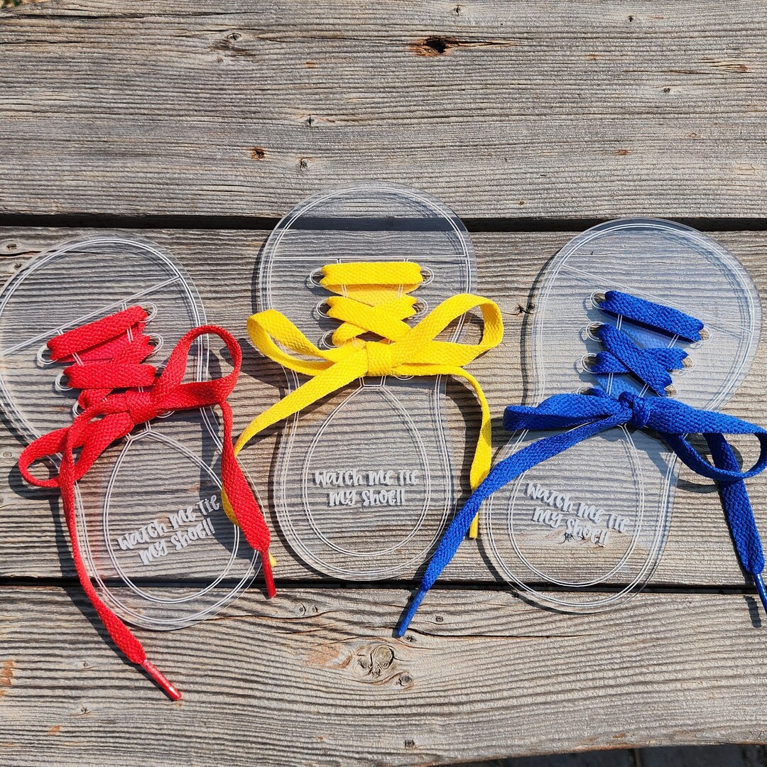 Learn to Tie Shoes Activity, Shoe Tying Practice, Shoe for Learning, I ...
