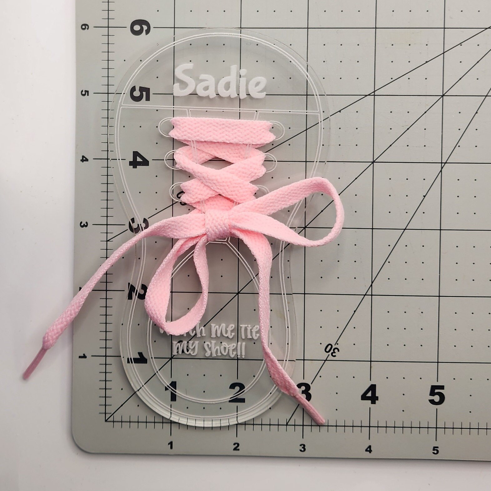 Learn to Tie Shoes Activity, Shoe Tying Practice, Personalized Shoe for ...