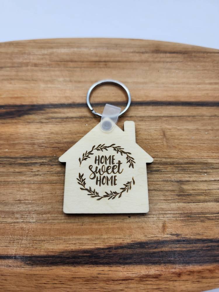 Customized Realtor Keychain Engraved House Keychain Home - Etsy