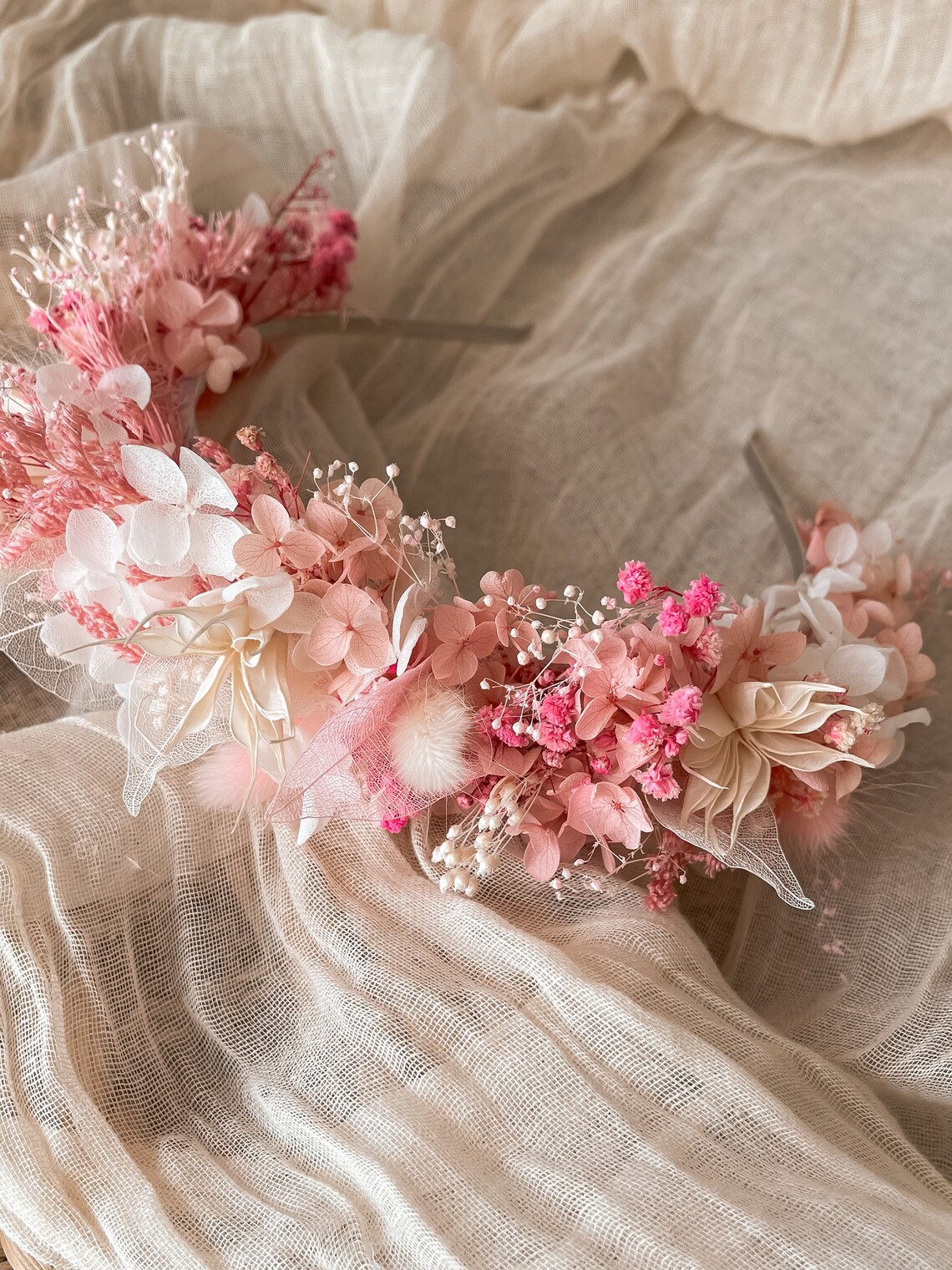 Floral Boho Headband Bridal Crown Flower Crown Wedding | Etsy UK