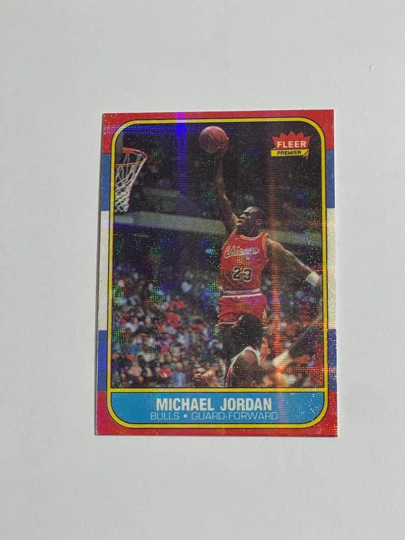 Michael Jordan Rookie Beckett Magazine REPRINT 1986-87 Fleer ATOMIC ...