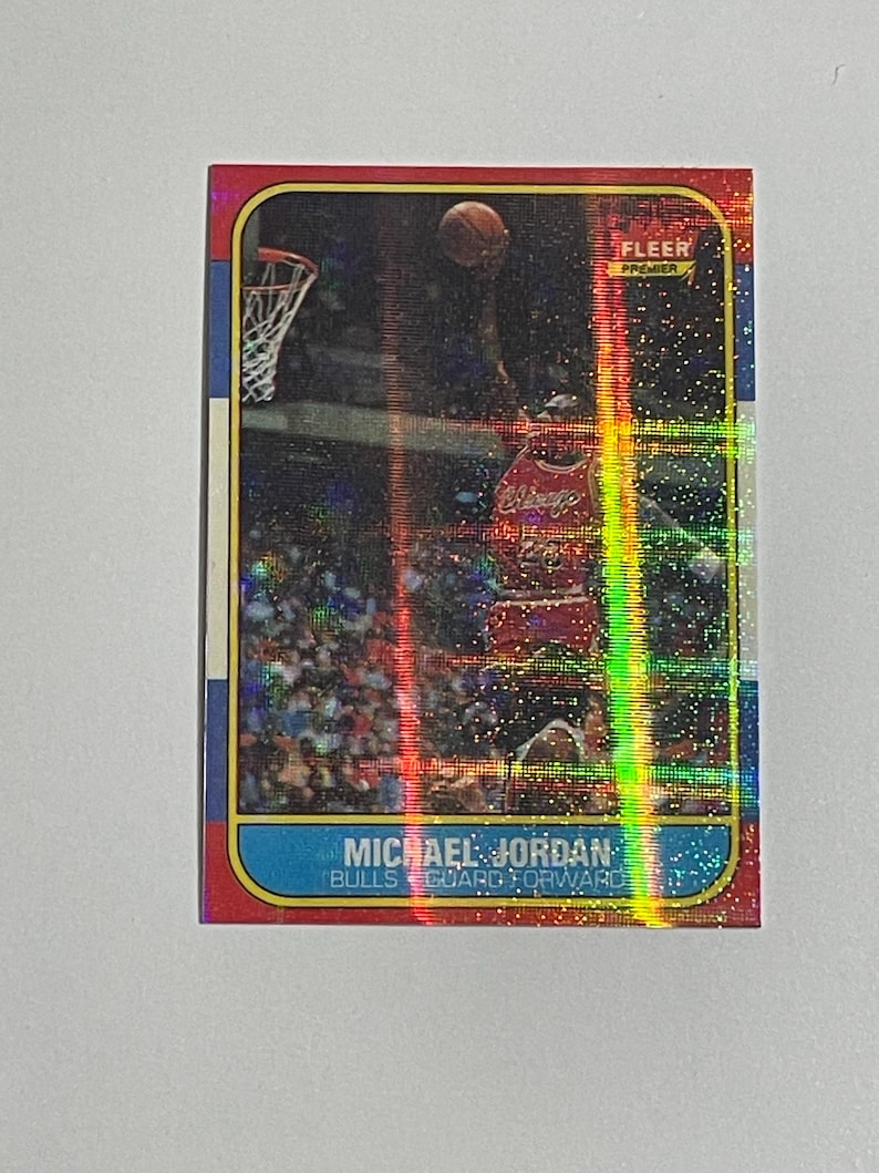 Michael Jordan Rookie Beckett Magazine REPRINT 1986-87 Fleer ATOMIC ...