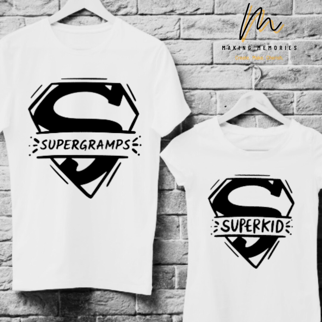 Supergramps, Grandad Fathers Day Baby Grow, Personalised Bodysuit ...