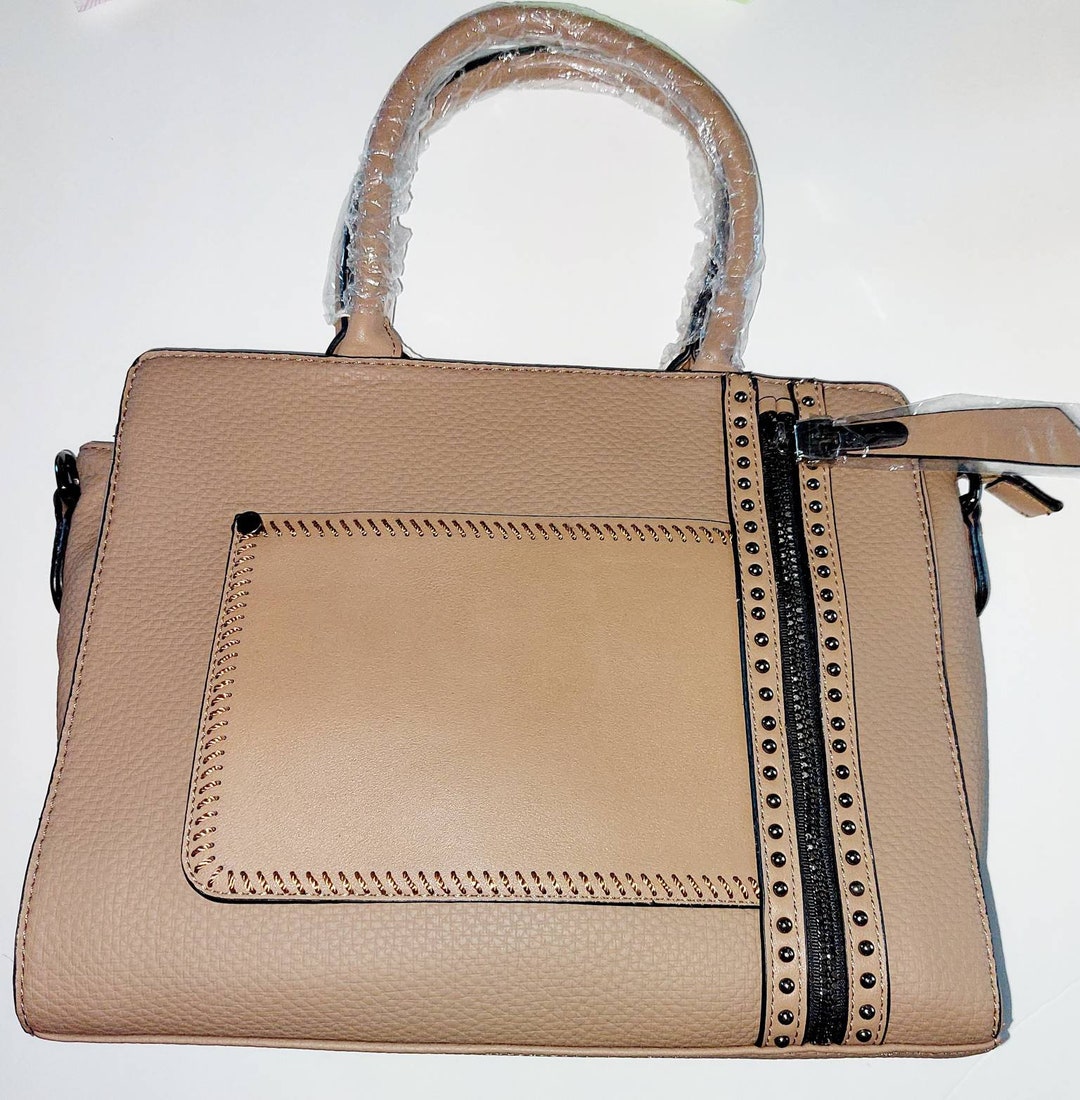 Women's Handbag, Top Handle Handbag, Taupe Purse, Ladies Purse, Medium ...
