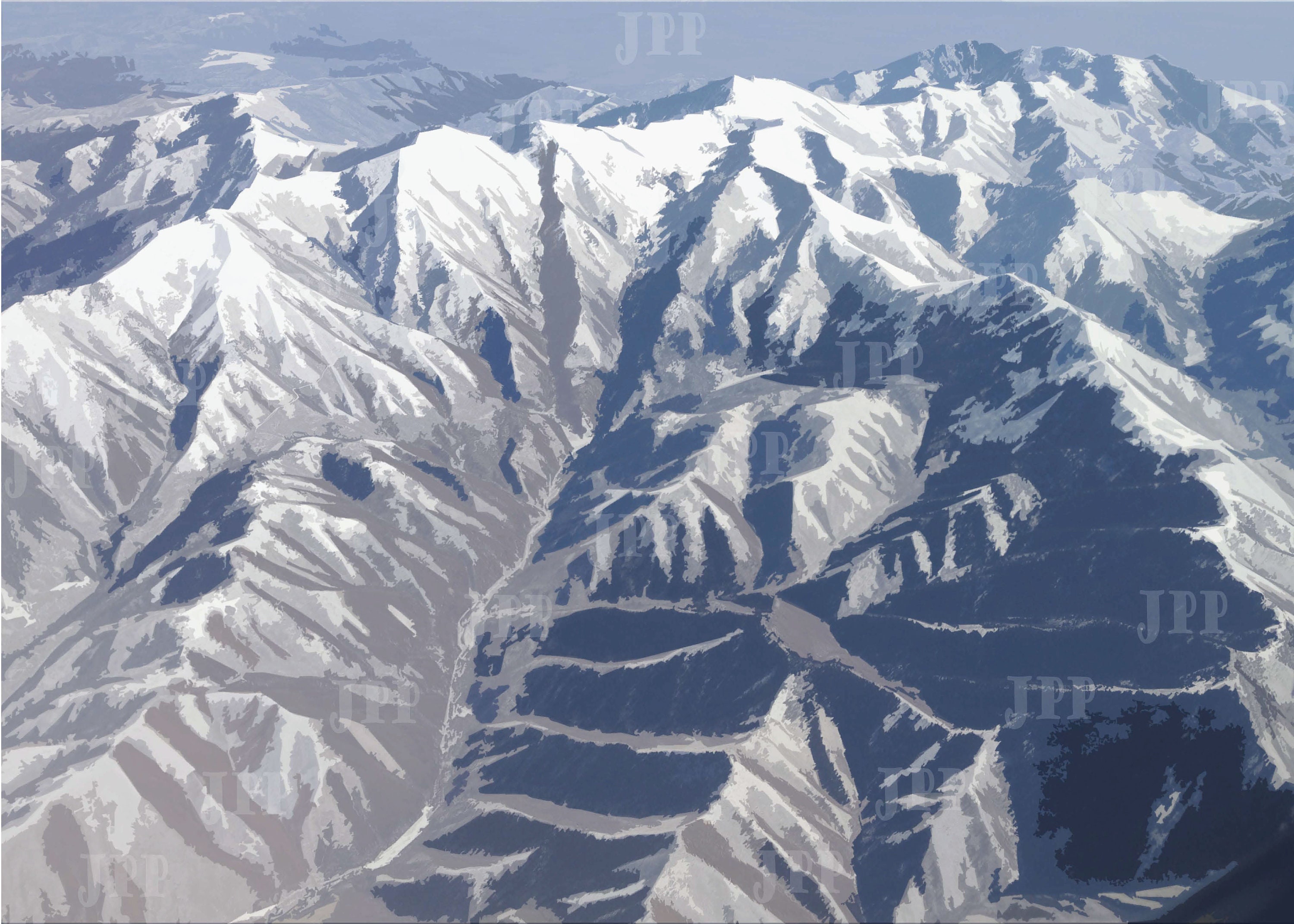 Printable Art Digital Download Utah Mountain Aerial Print - Etsy