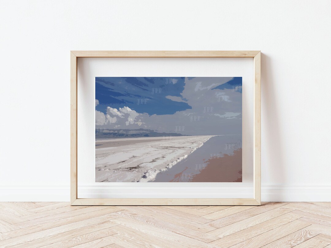 Printable Art | Digital Download | Utah Salt Flats Print | Salt Flat ...