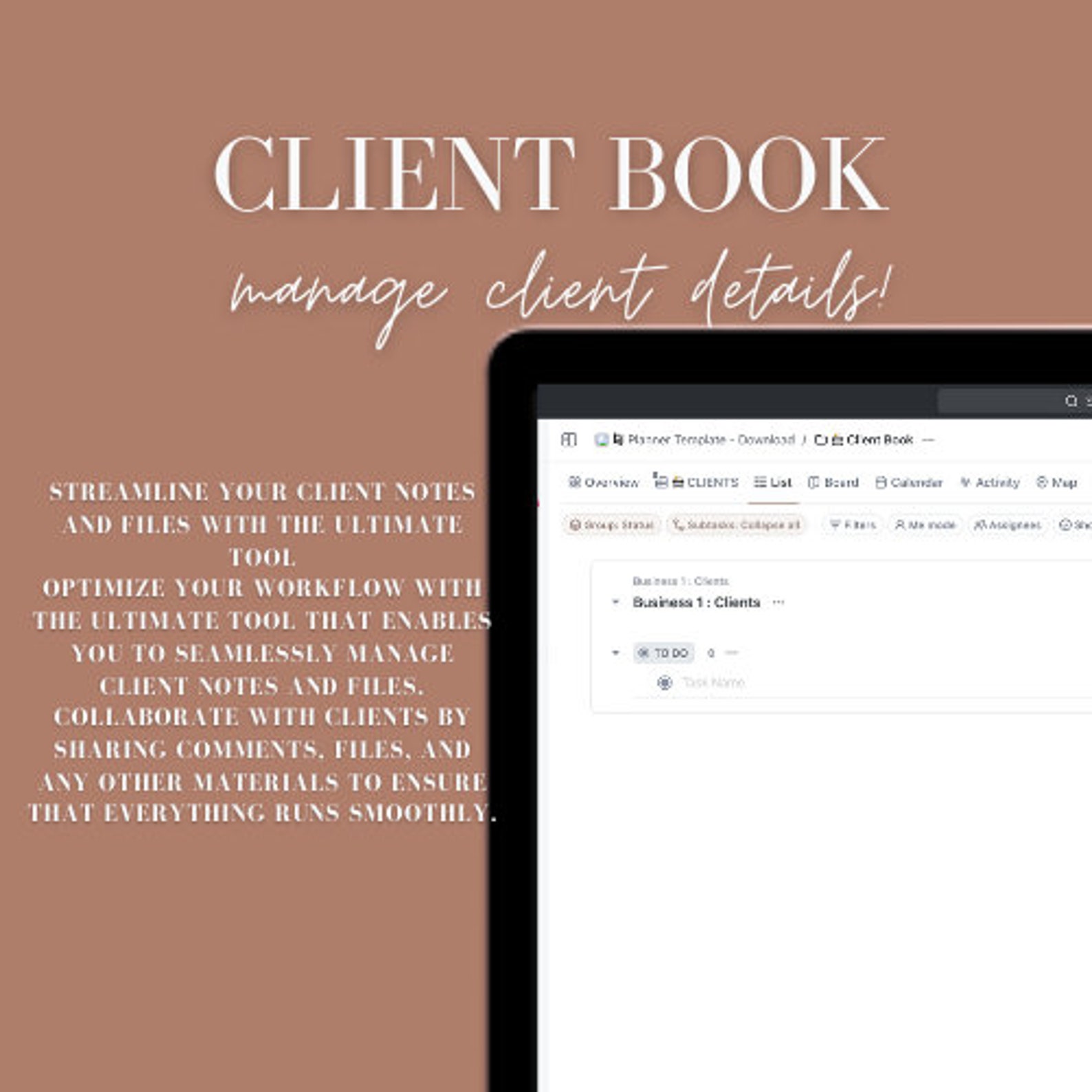 Clickup 3.0 Client Planner Template: Project Management (ready to Use ...