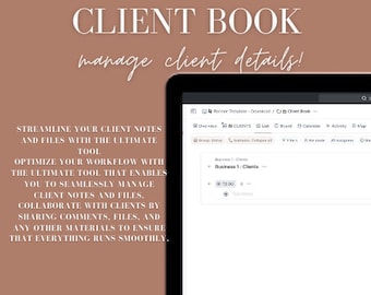 Manage Your Client Details Client Notes, Project Aspects, Files and ...