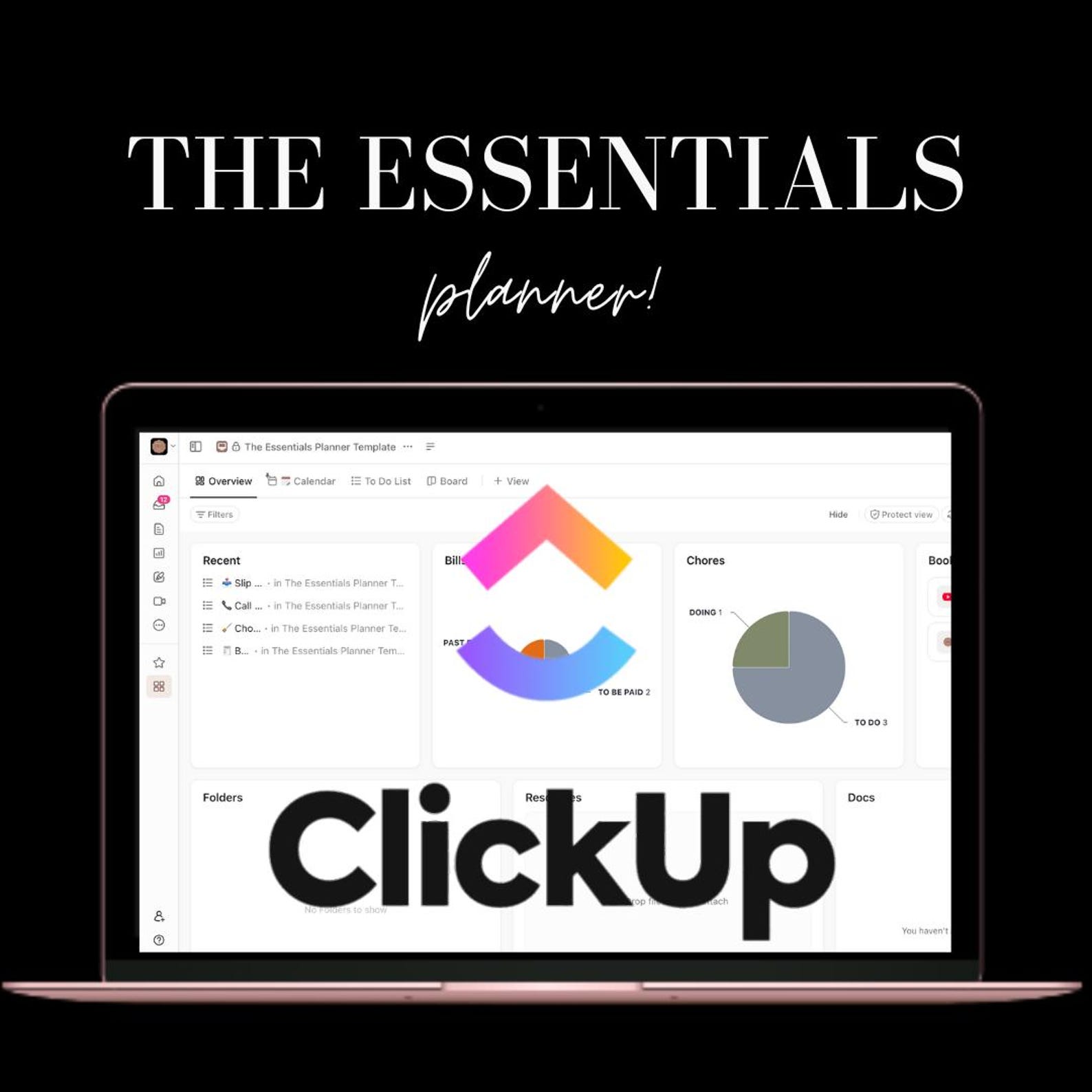 Clickup Planner Template: Essential Life Dashboard (digital Download ...