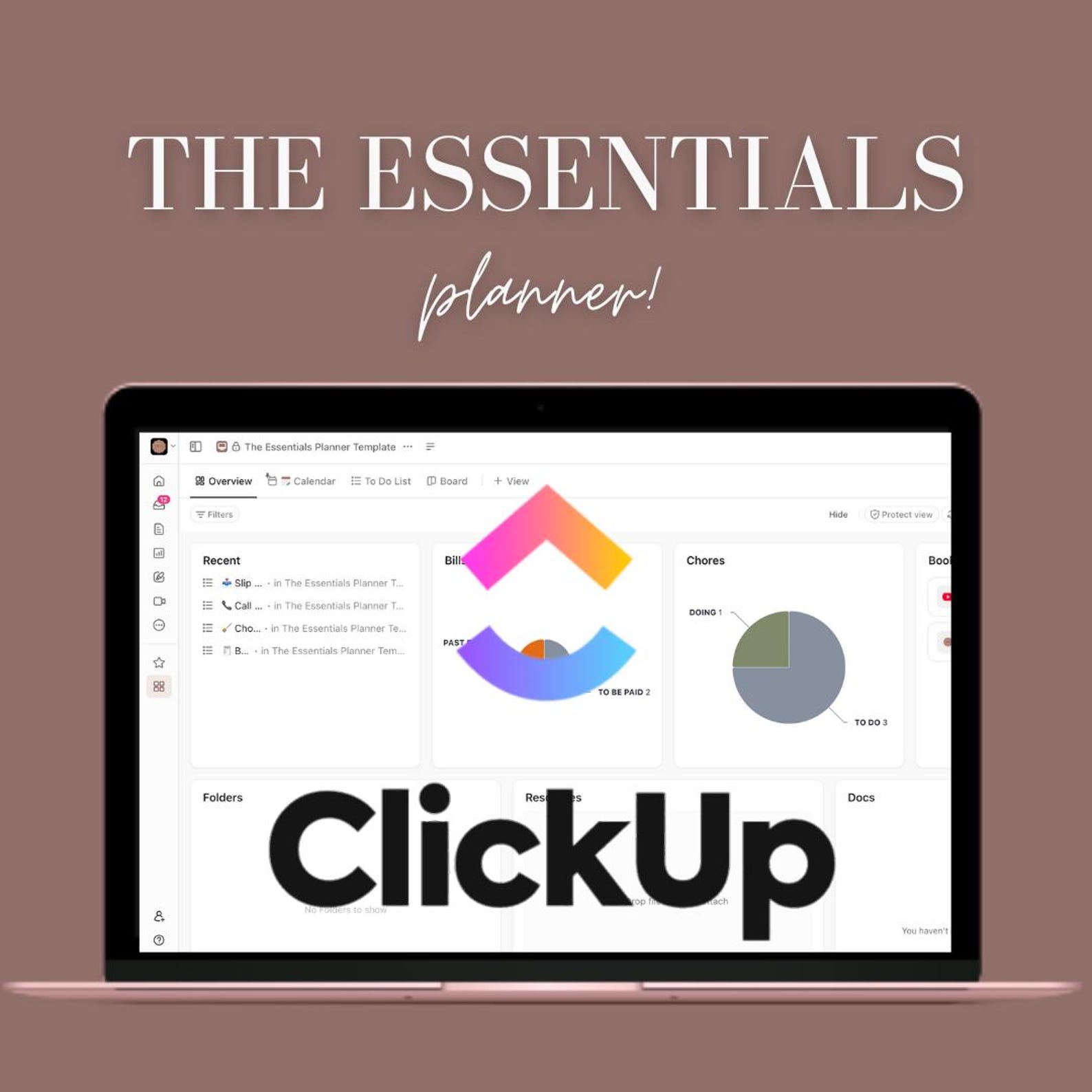 Clickup Planner Template: Essential Lists (digital Download) - Etsy