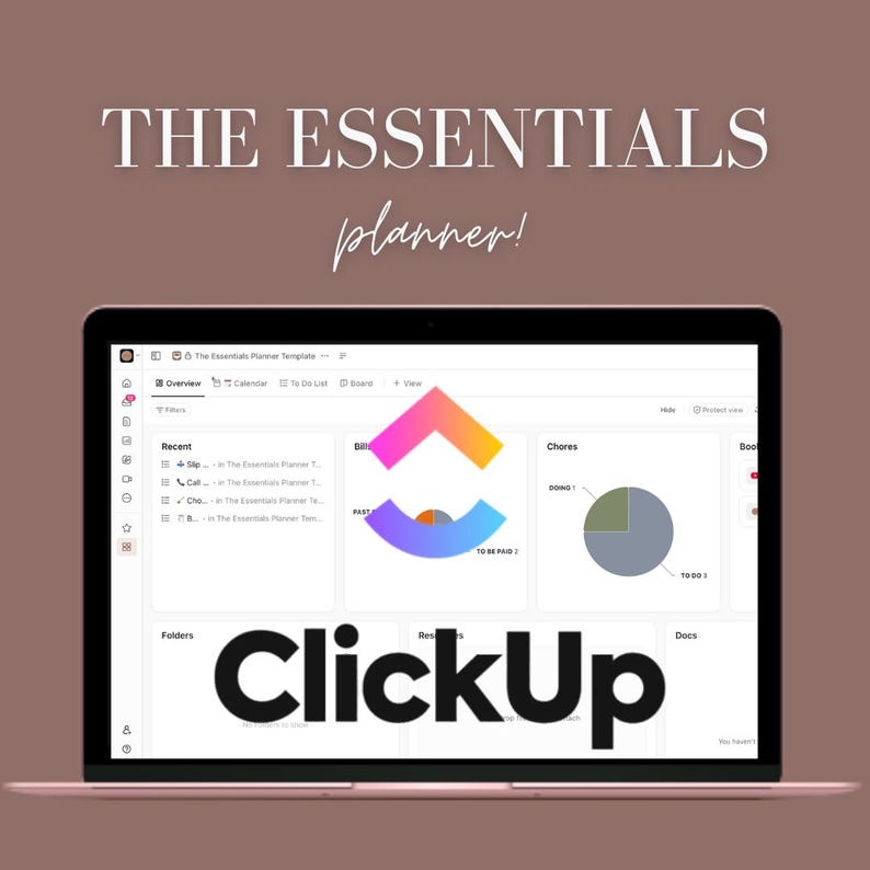 Clickup Planner Template: Essential Lists (digital Download) - Etsy