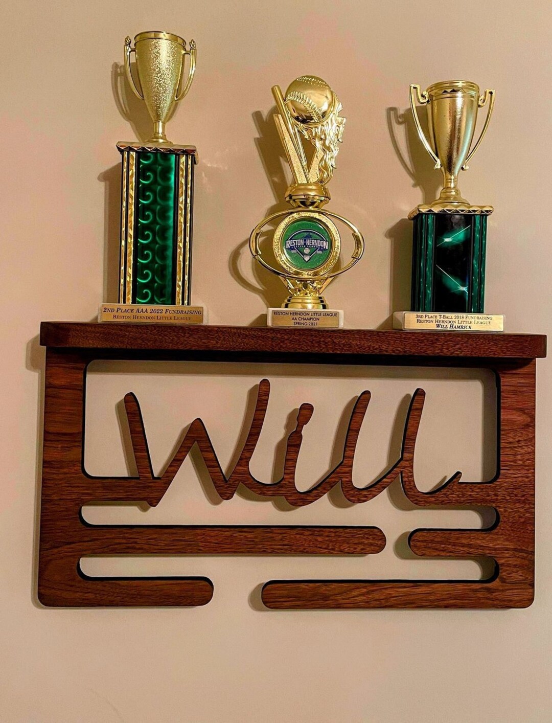 Custom Trophy/medal Display Shelf - Etsy