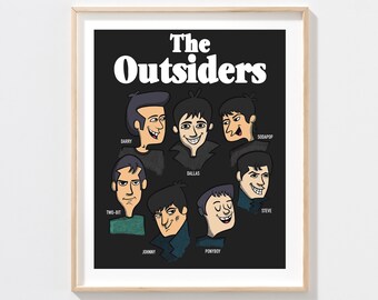 The Outsiders Movie Poster Print - Etsy
