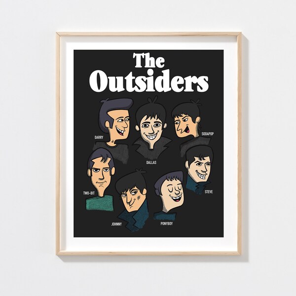 The Outsiders Movie Poster - Etsy