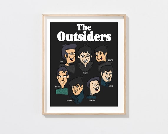The Outsiders the Outsiders Movie Poster the Outsiders - Etsy