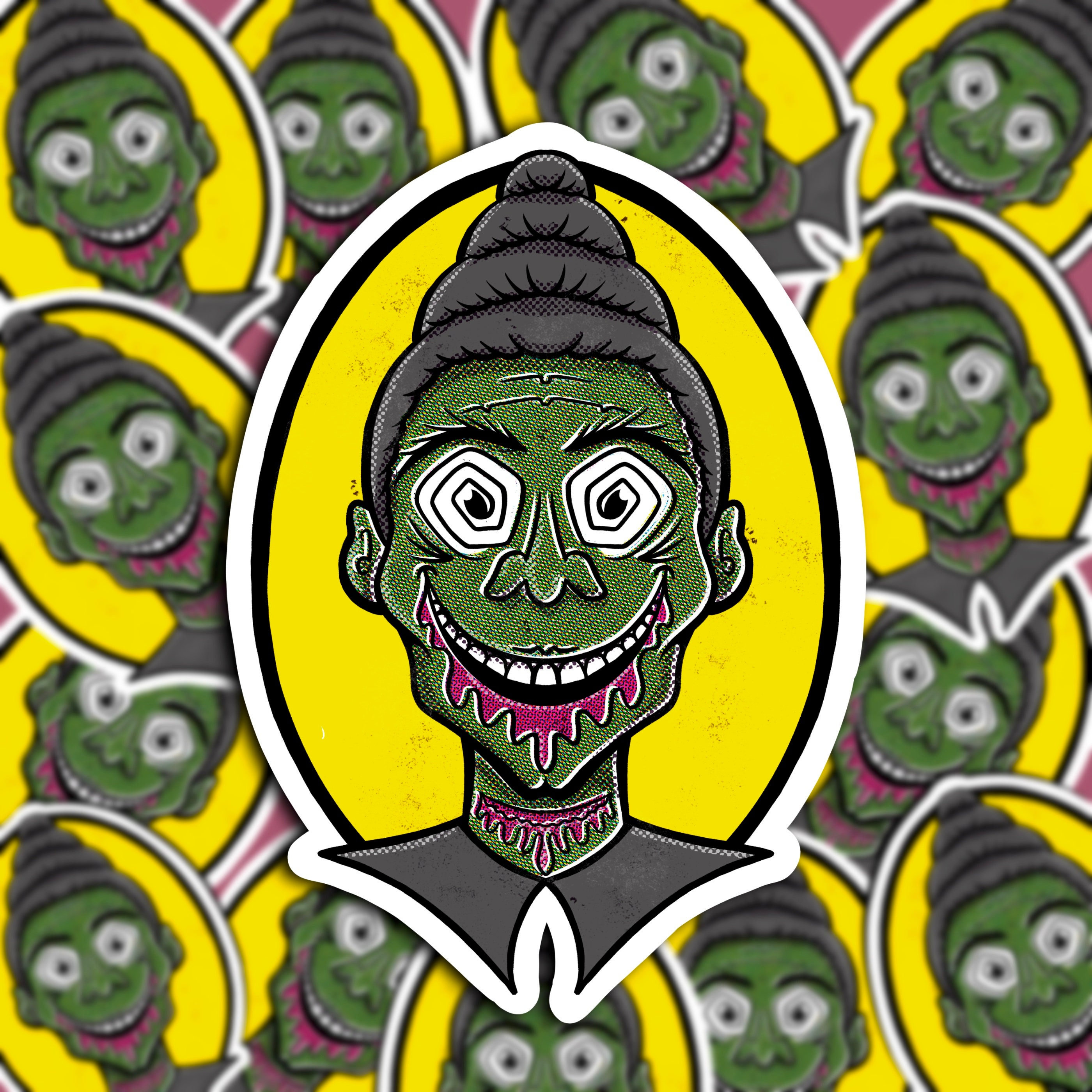 Smiley Face, Smile, Haunted Sticker, Evil Stickers, Ghost Stickers ...