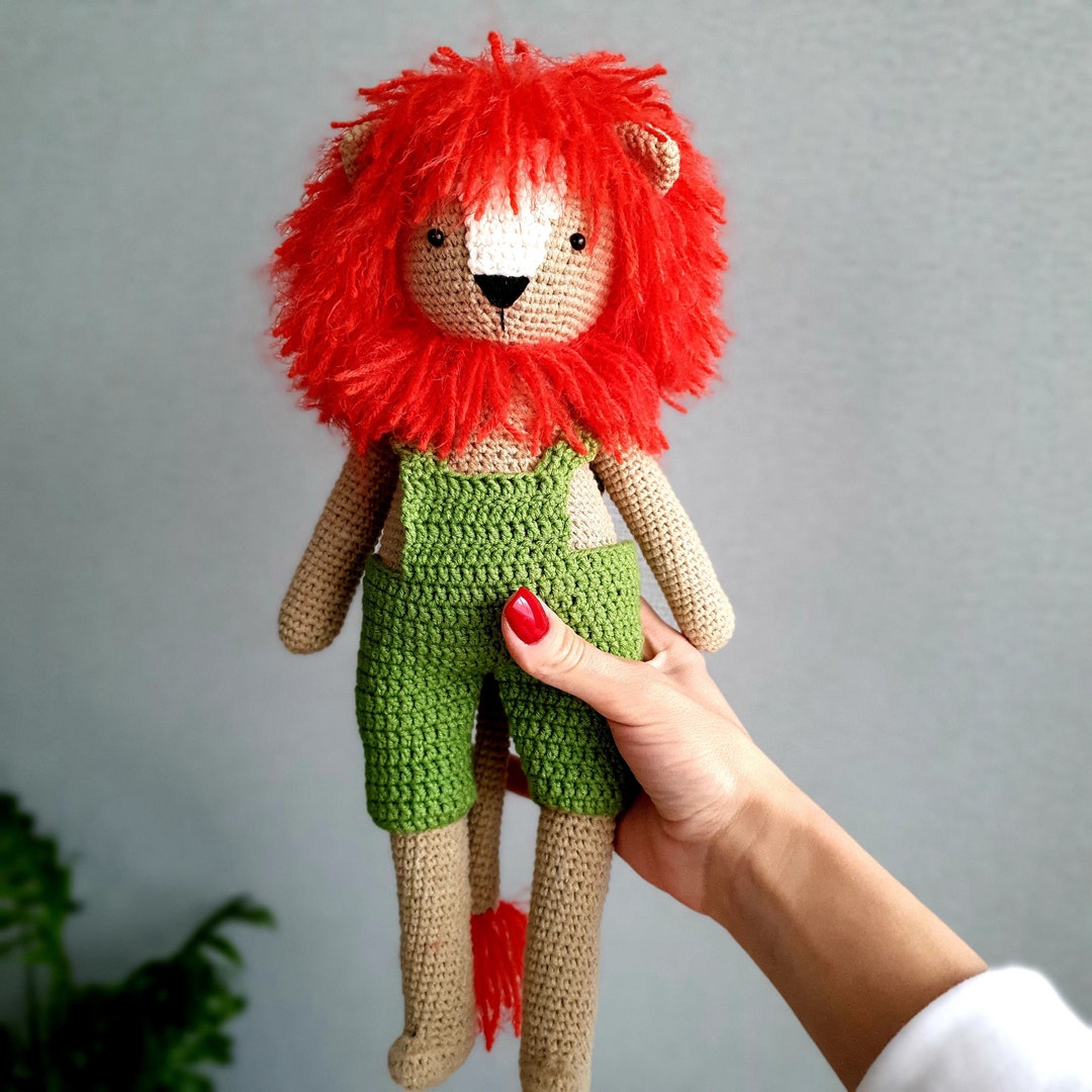 Lion Archie Toy - Etsy