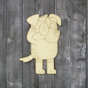 Bluey Wooden Craft Shapes, Laser Cut Bluey Wood Cutouts - Etsy
